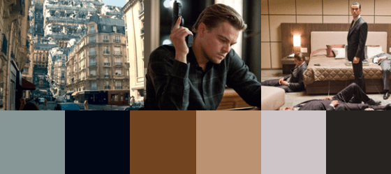 Inception – Film-Farbpalette | Chochi in Wonderland